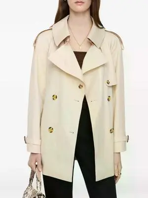 Burberry Fitzrovia Tropical Gabardine Trench Coat - Neutrals