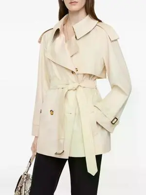 Burberry Fitzrovia Tropical Gabardine Trench Coat - Neutrals