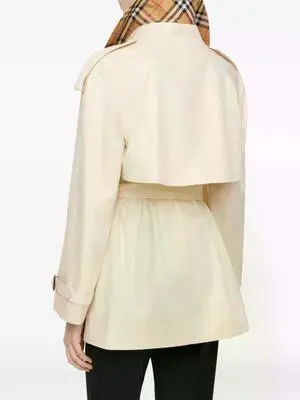 Burberry Fitzrovia Tropical Gabardine Trench Coat - Neutrals