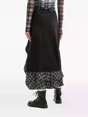 Izzue Tartan Ruffled Skirt