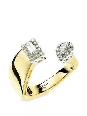 Yeprem Strada Diamond Stackable Ring - Gold