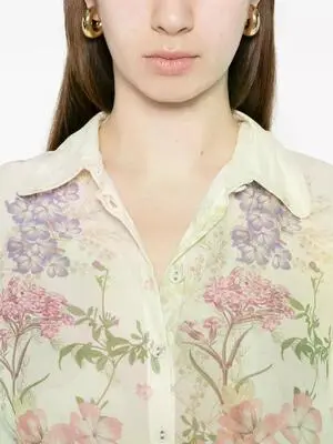 Charo Ruiz Ibiza Aster Floral Print Shirt