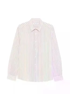 SAMSOE SAMSOE Saryan X Striped Pocket Shirt - Neutrals