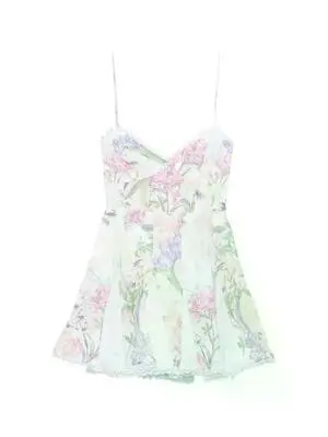 Charo Ruiz Ibiza Marlene Floral Lace Mini Dress
