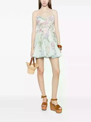 Charo Ruiz Ibiza Marlene Floral Lace Mini Dress