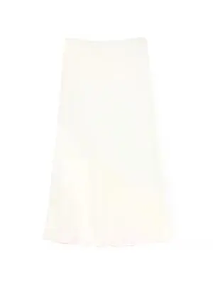 Antonelli Firenze Ilda Elastic-waistband Midi Skirt - Neutrals