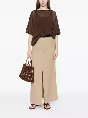 Antonelli Firenze Button Slit Skirt