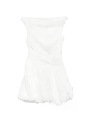 Simkhai Gathered Mini Dress