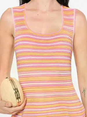 Simkhai Striped Mini Dress