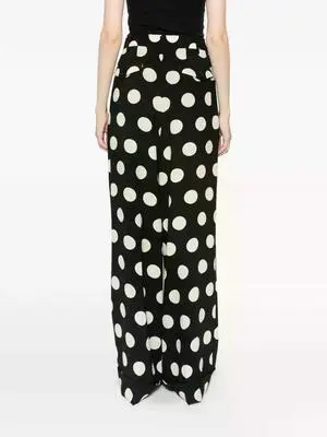 Junya Watanabe Polka Dot Trousers - Black