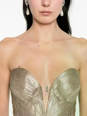 MARIA LUCIA HOHAN Alessandra Draped Maxi Dress