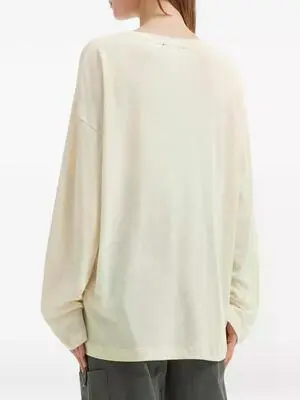 MINI CREAM Lettering-print T-shirt - Neutrals