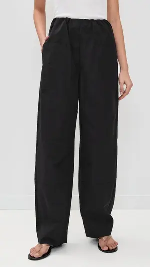 Paris Georgia Cocoon Track Pants - Black