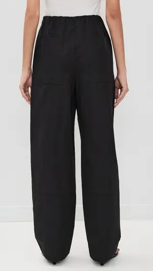 Paris Georgia Cocoon Track Pants - Black