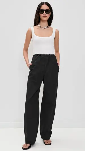 Paris Georgia Cocoon Track Pants - Black