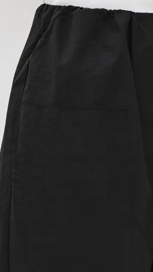 Paris Georgia Cocoon Track Pants - Black