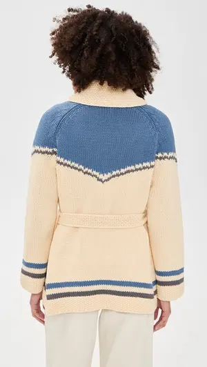 The Great. X Stetson The Western Riding Cardigan Sweater