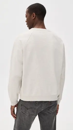 Madewell Crew Neck Terry Sweatshirt - Heather Grey