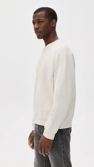 Madewell Crew Neck Terry Sweatshirt - Heather Grey