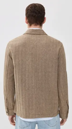 Faherty Brand Herringbone Studio Jacket