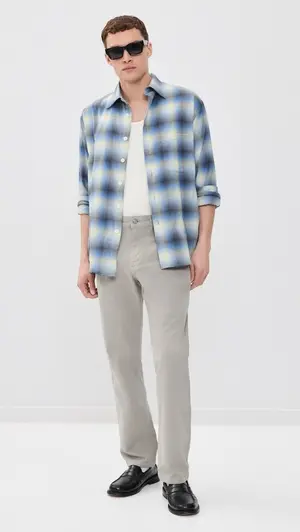 Nn07 Aden Relaxed Chino Pants - Grey