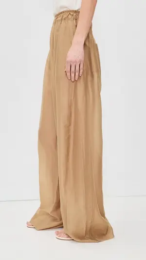 THE LATEST Dora Petite Popeline Trousers - Nude