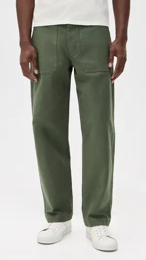 Madewell Garment Dye Slub Sateen Baker Pants
