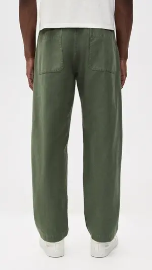 Madewell Garment Dye Slub Sateen Baker Pants