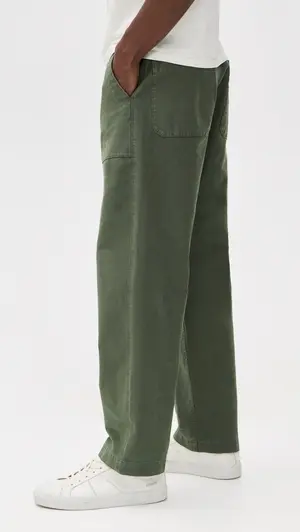 Madewell Garment Dye Slub Sateen Baker Pants