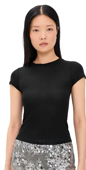 Paris Georgia Sheer Baby Tee