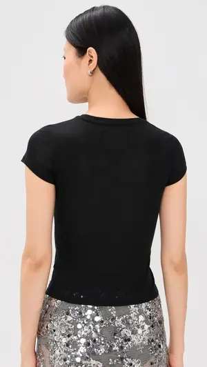 Paris Georgia Sheer Baby Tee