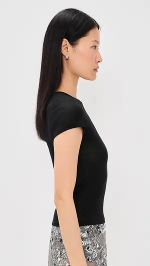 Paris Georgia Sheer Baby Tee