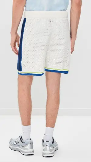 Casablanca Crochet Shorts - White