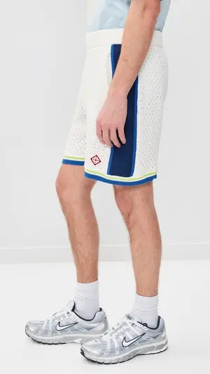 Casablanca Crochet Shorts - White