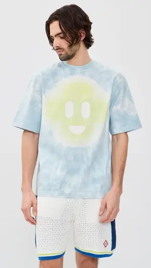 Casablanca Tie Dye T-shirt - Blue