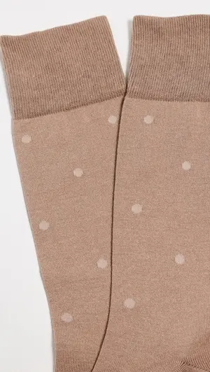 Falke Dot Socks - Camel