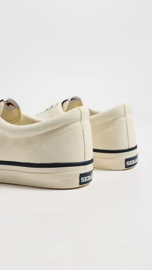 SEBAGO Canvas Lace-up Sneakers - White