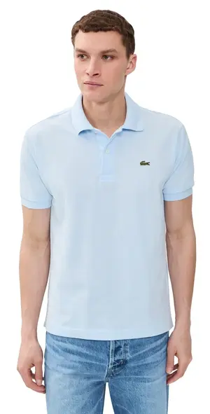 Lacoste Original Cotton Pique Polo - Light Blue