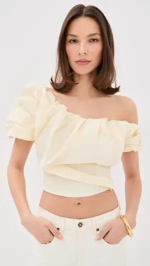 Paris Georgia Rio Blouse - Bone