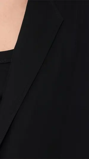 Theory Washed Twill Airy Blazer - Black