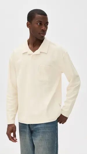 RHYTHM Vintage Terry Long Sleeve Shirt