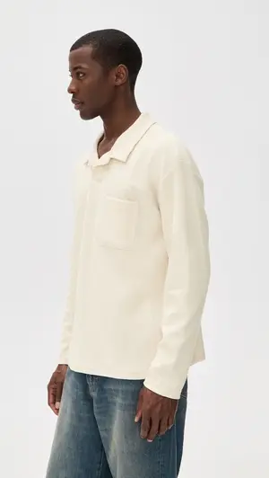 RHYTHM Vintage Terry Long Sleeve Shirt