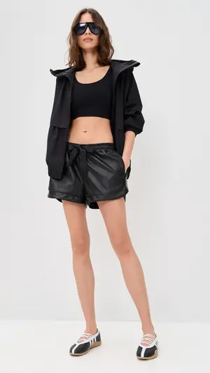Goldbergh Faux Leather Shorts