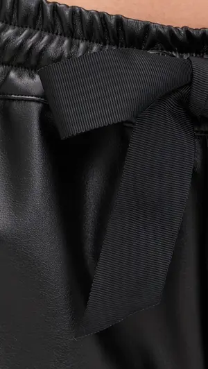 Goldbergh Faux Leather Shorts