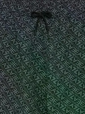 EA7 Logo-print Swim Shorts