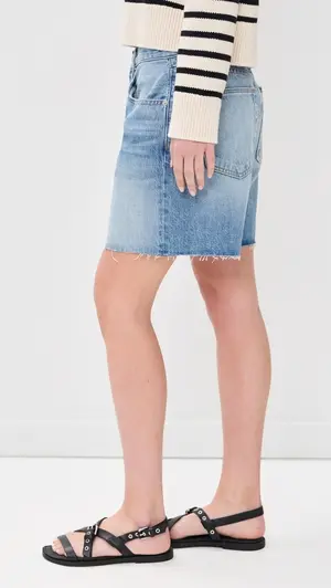 SLVRLAKE Sienna Cut Off Denim Shorts - Point Dume