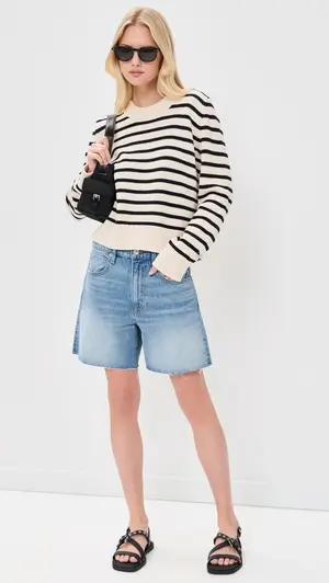 SLVRLAKE Sienna Cut Off Denim Shorts - Point Dume