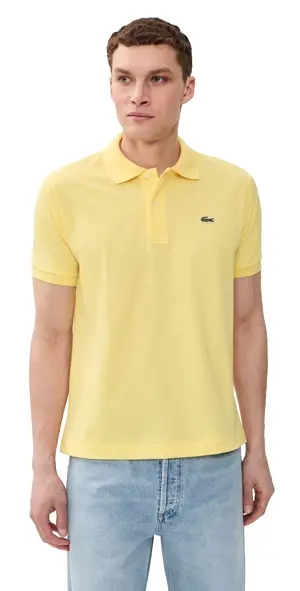Lacoste Original Cotton Pique Polo - Yellow