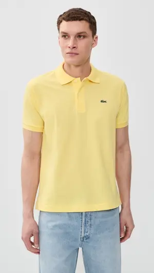 Lacoste Original Cotton Pique Polo - Yellow