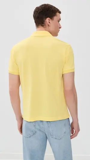 Lacoste Original Cotton Pique Polo - Yellow